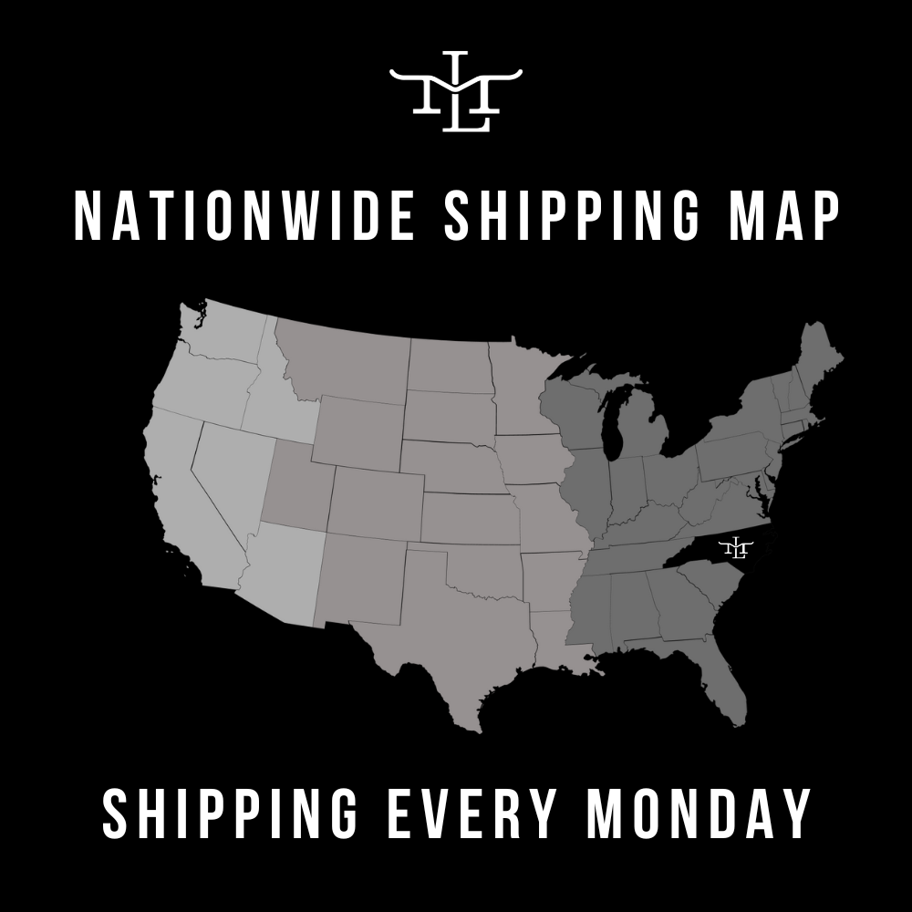Nationwide Shipping Map – Little Mountain Farm & Cattle Co.